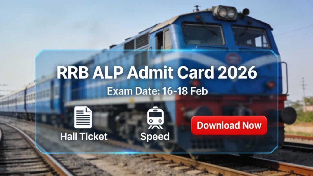 RRB ALP Admit Card 2026: Exam Date Announced, Download Hall Ticket ...