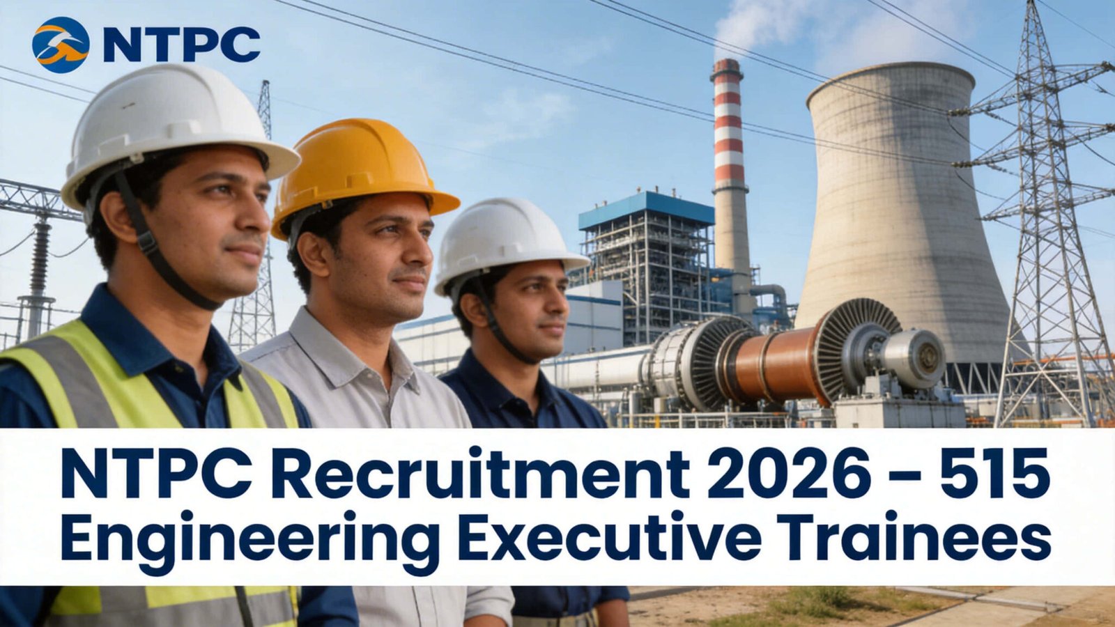 NTPC Recruitment 2026: Apply Online for 515 Engineering Executive ...