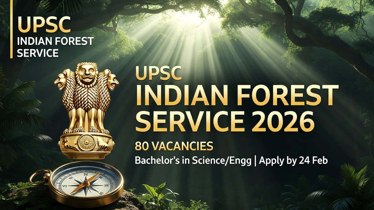 UPSC Indian Forest Service Exam 2026: Apply Online for 80 Vacancies ...