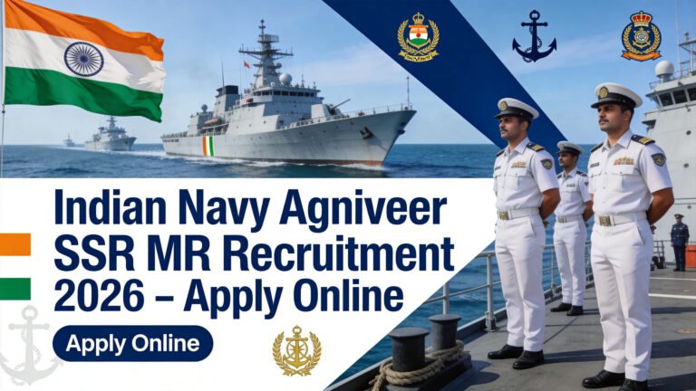 Indian Navy Agniveer SSR MR Recruitment 2026 – Apply Online