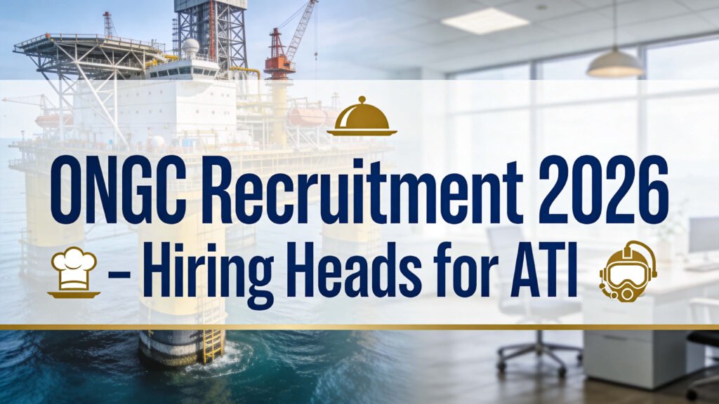 ONGC Recruitment 2026: Apply Online for Head Vacancies at ATI